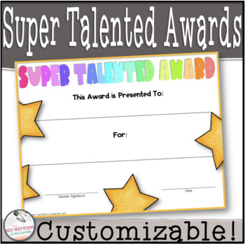 Super Talented Awards - Classful
