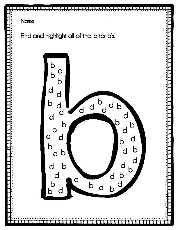 Letter Confusion Worksheets and Activities Packet- B and D - Classful