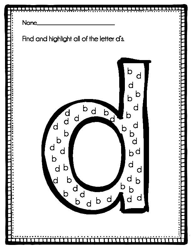 Letter Confusion Worksheets and Activities Packet- B and D - Classful