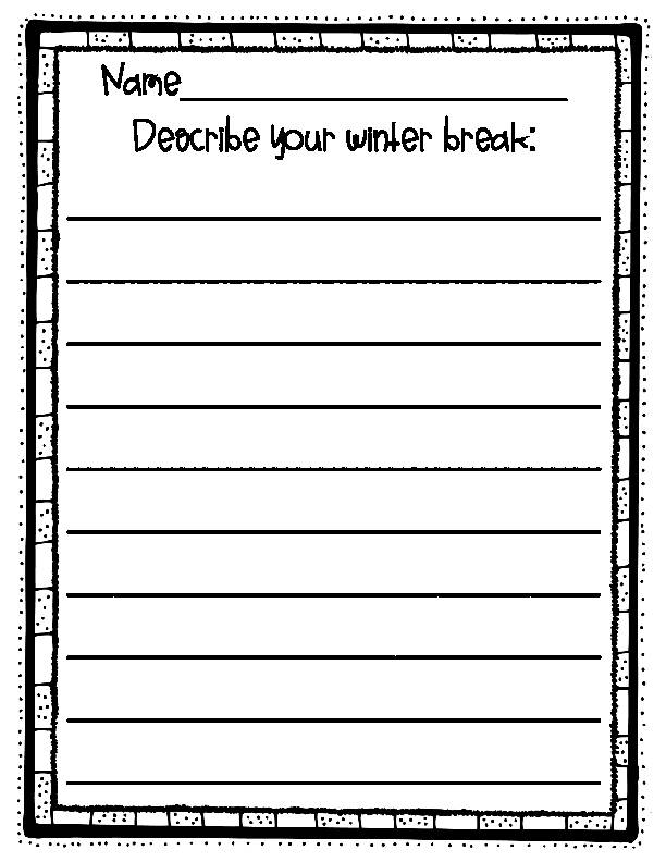 Winter Break Snapshot - FREEBIE - Classful