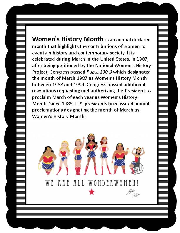 Women's History Month Bulletin Board Set (March) - Classful