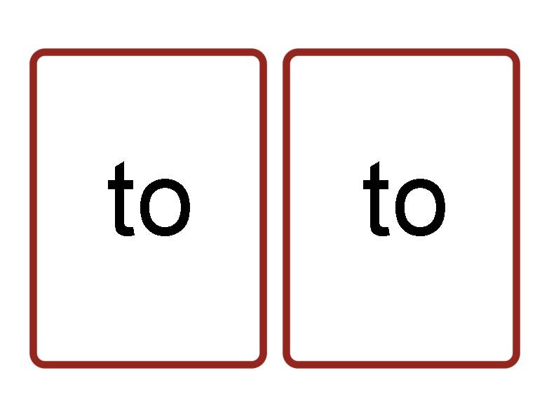 Sight Words Memory Match! Printable Reading Game - 250 Flashcards ...