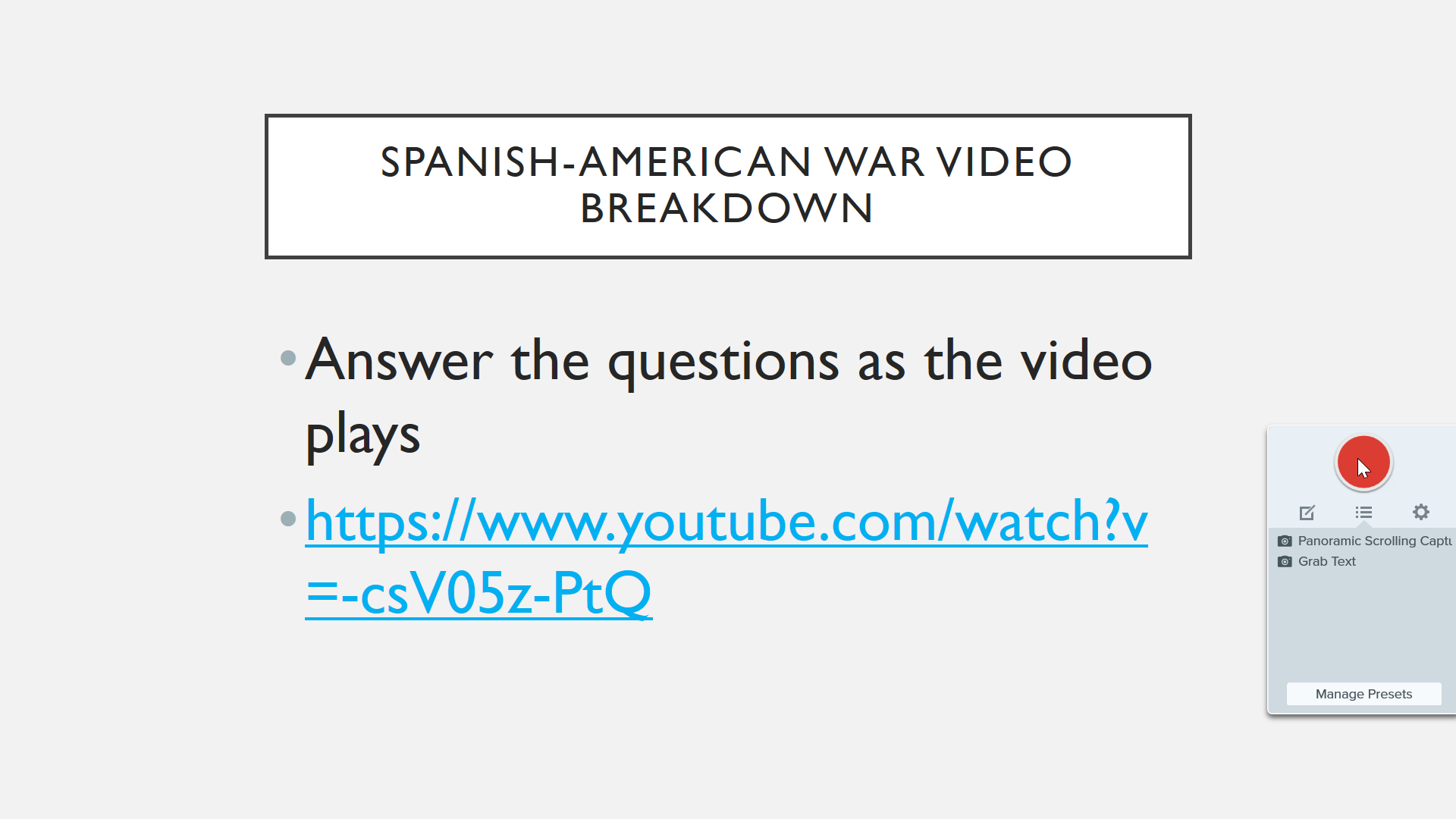 The Spanish-American War- Full Lesson - Classful