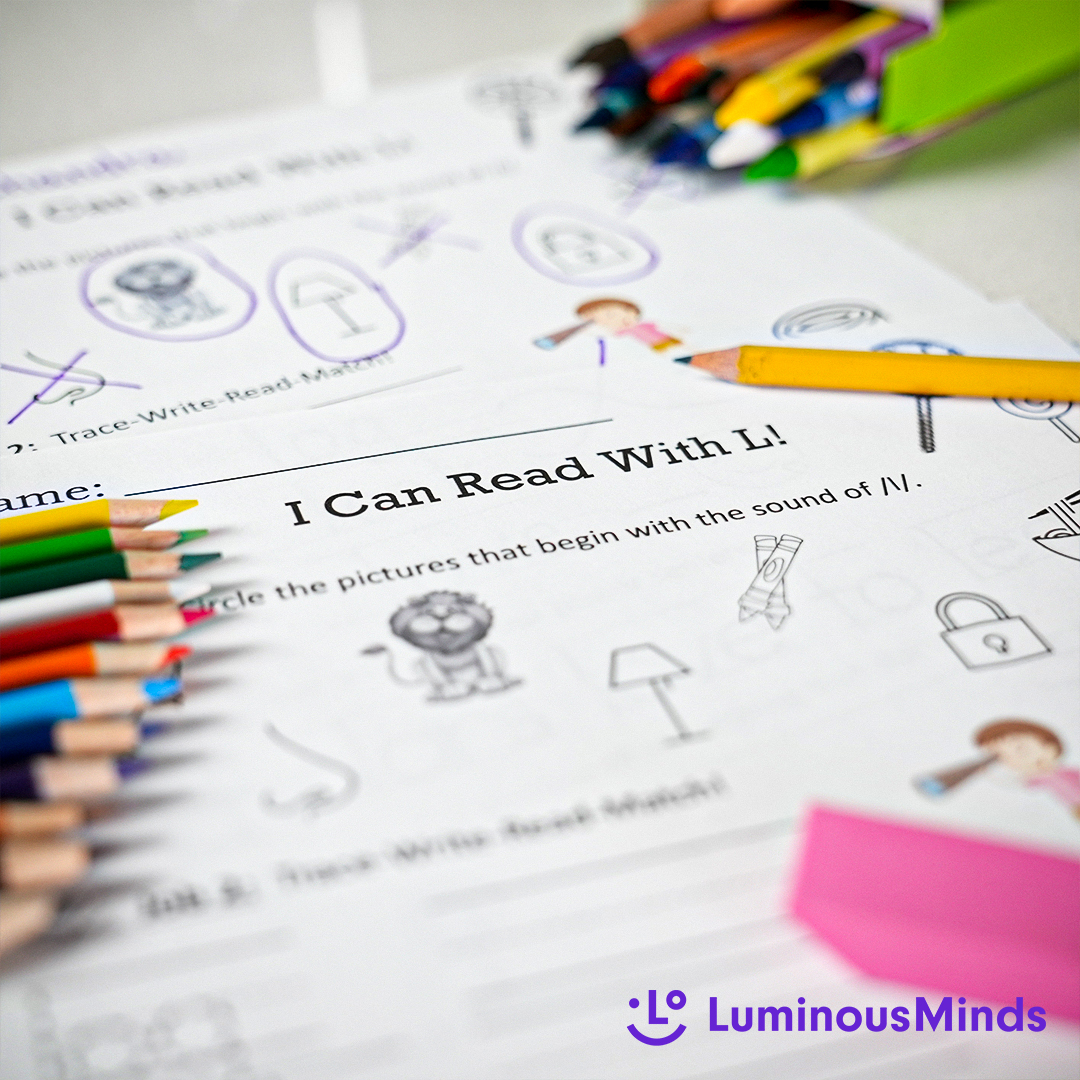 Phonics Worksheet- Letter L - Classful