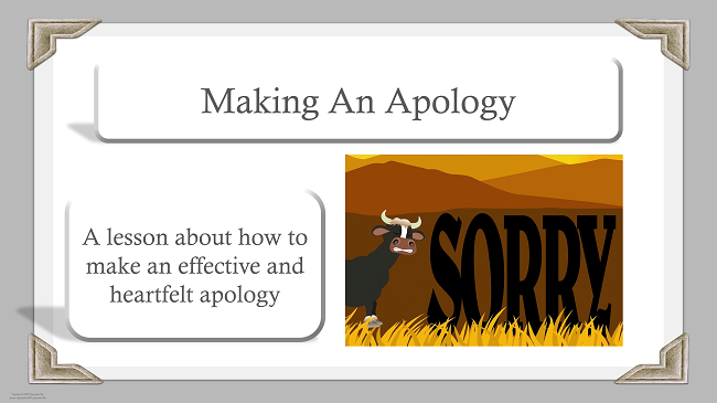 Making An Apology Ready To Use Restorative Practices SEL Lesson w 2 ...