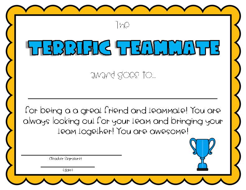 End of Year Student Award Certificates - Classful