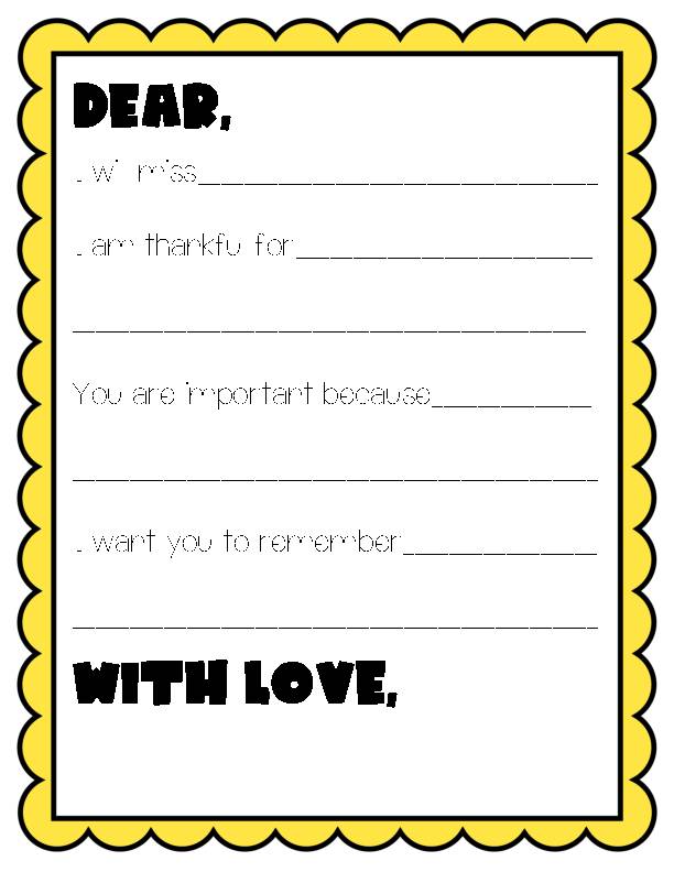 End of Year Letters to Students - Classful