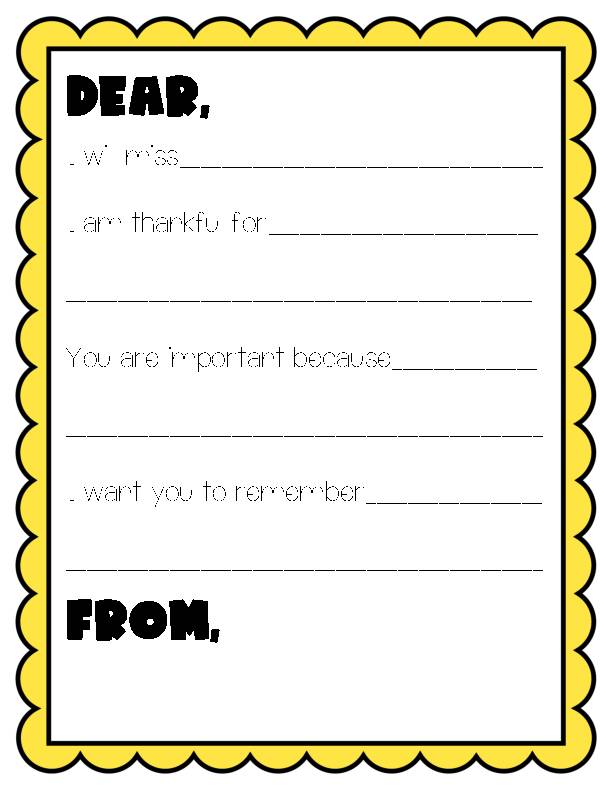 End of Year Letters to Students - Classful