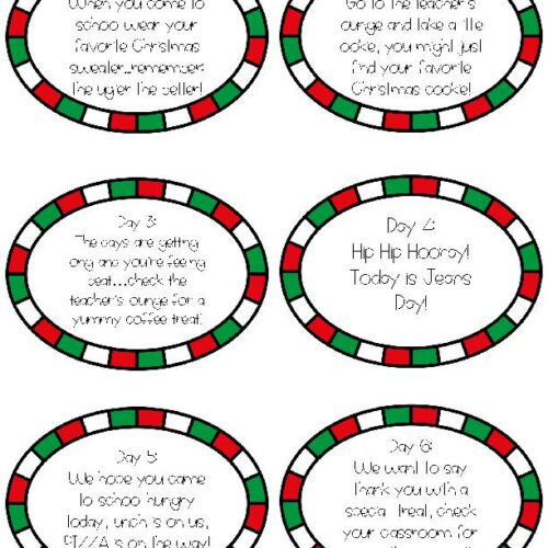 12 Days of Christmas - A Staff Morale Booster - Classful