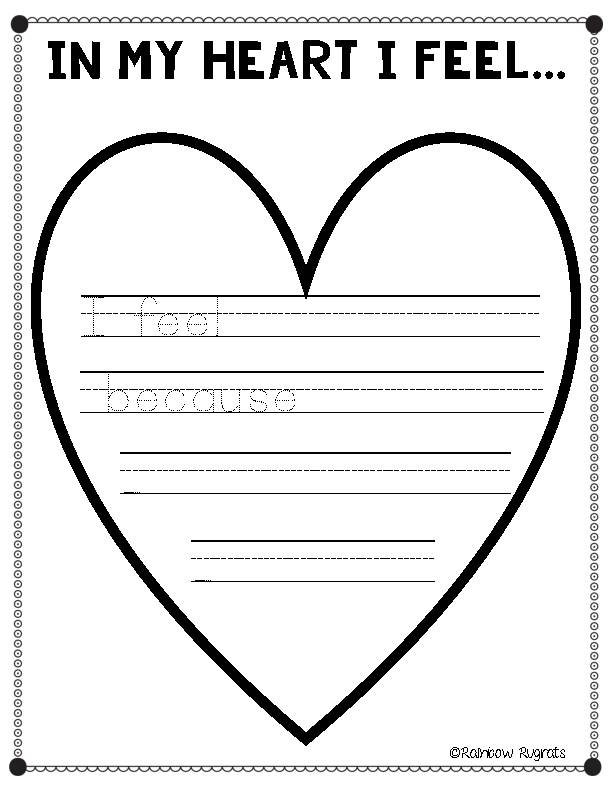 In My Heart Book Companion - SEL Lesson - Classful