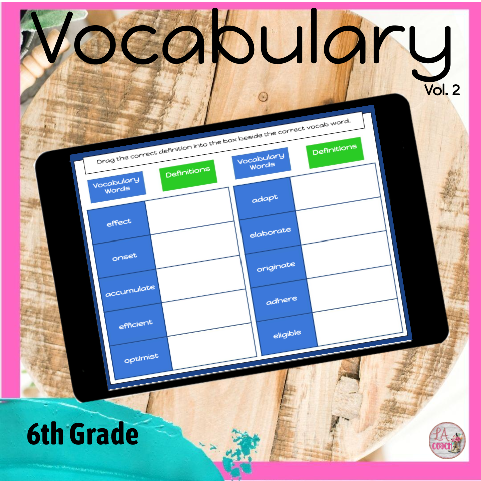 Vocabulary Activities Bundle - Classful