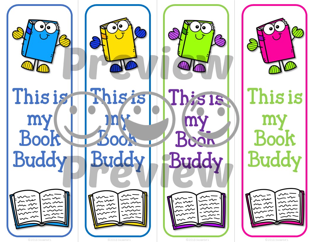Back to School Bookmarks 1st Grade - Classful