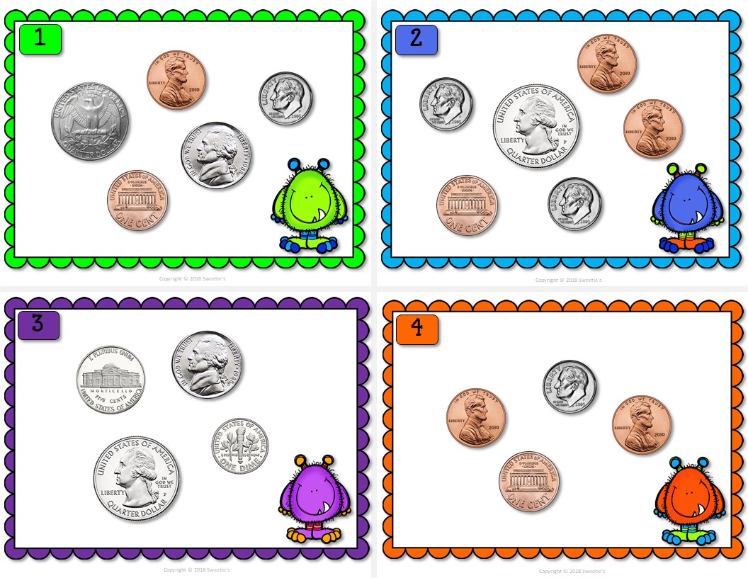 Monster Money - Coins under $1.00 - Classful