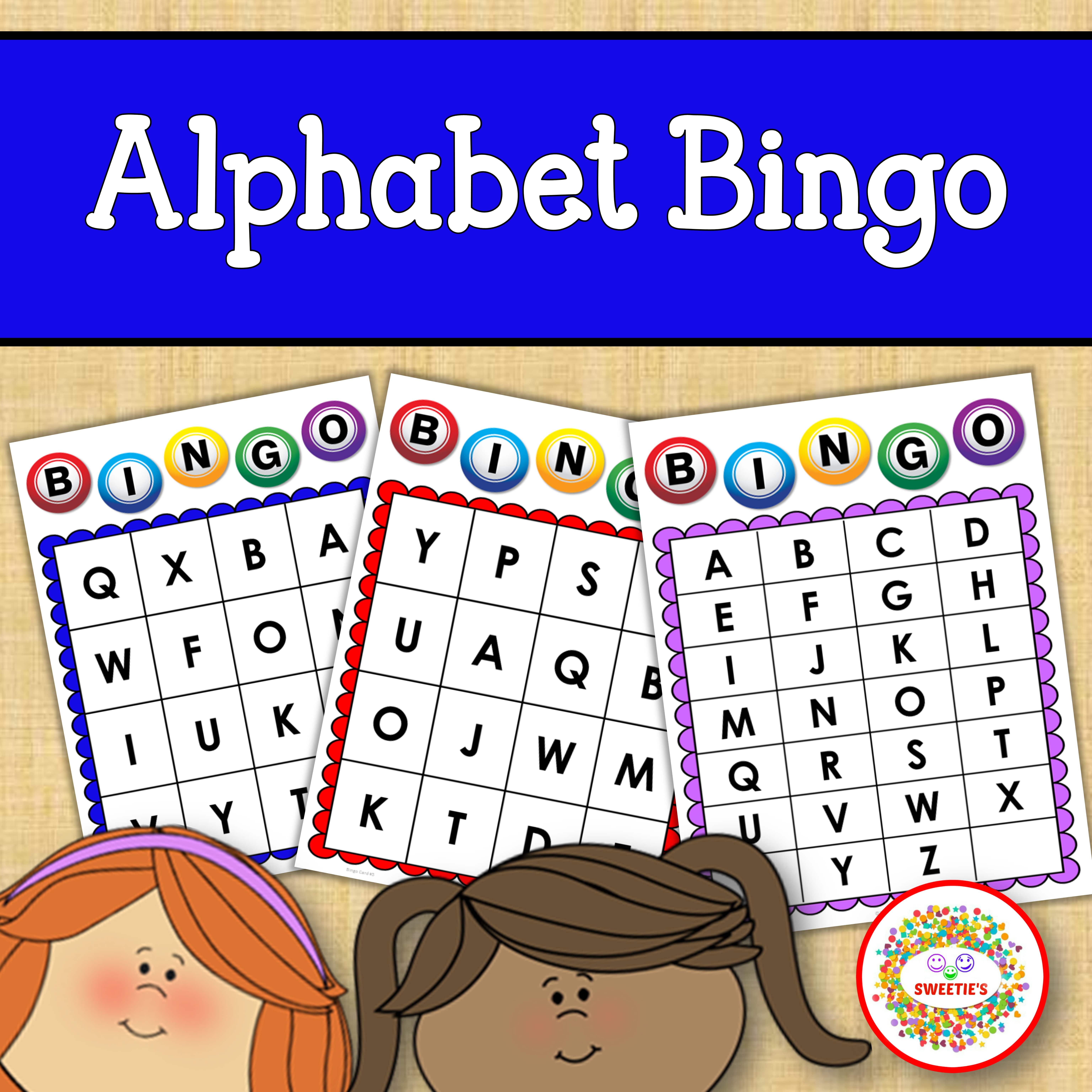 Alphabet Bingo Uppercase Letters - Classful