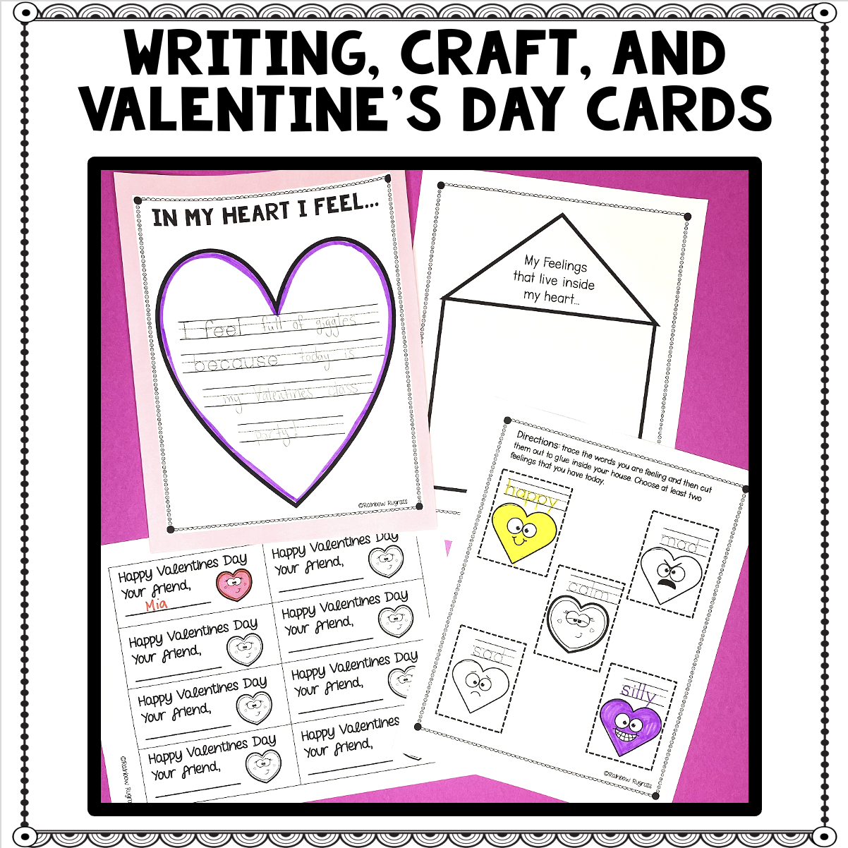 In My Heart Book Companion - SEL Lesson - Classful