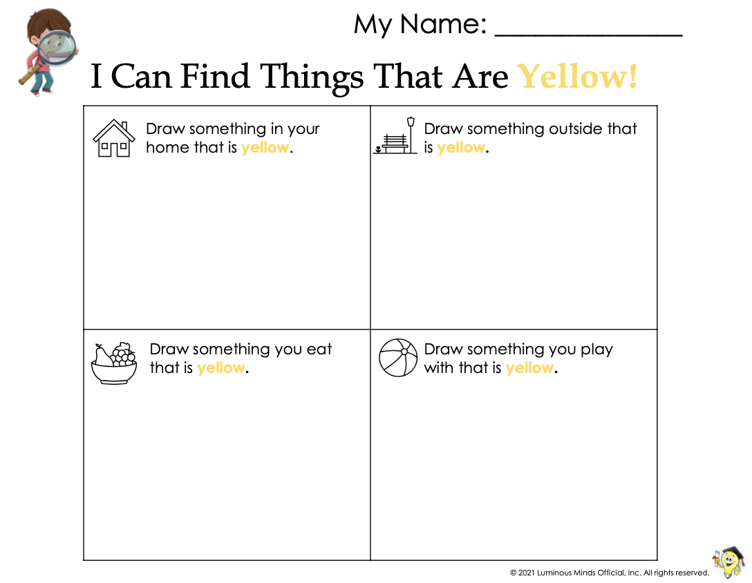 The Color Yellow Activity Pack | Introduce and Teach the Color Yellow ...