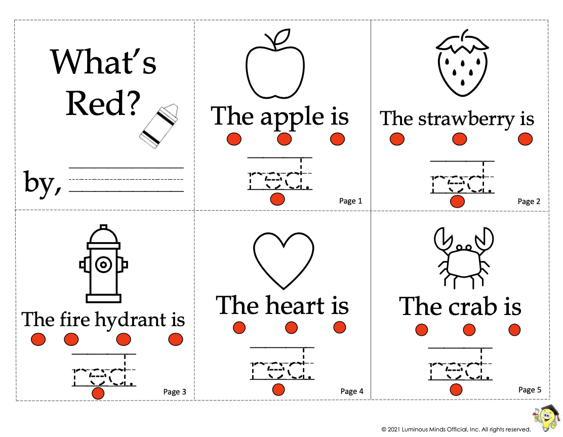 The Color Red Activity Pack | Introduce and Teach the Color Red - Classful