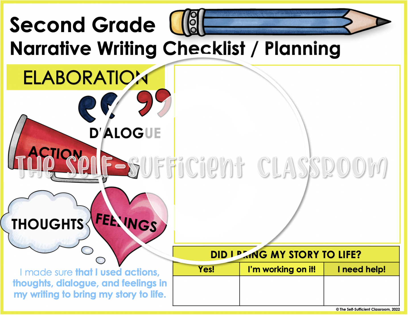 Digital Informational, Opinion, & Narrative Writing Checklists/Planning ...