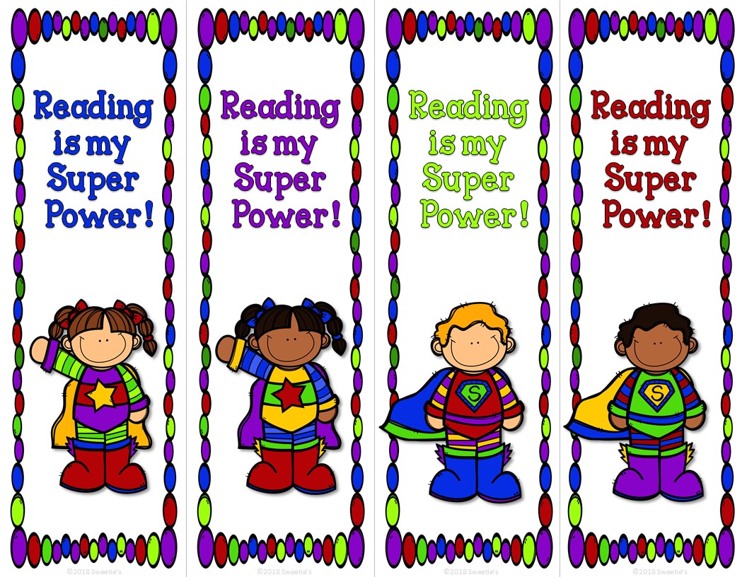 Superhero Bookmarks - Classful