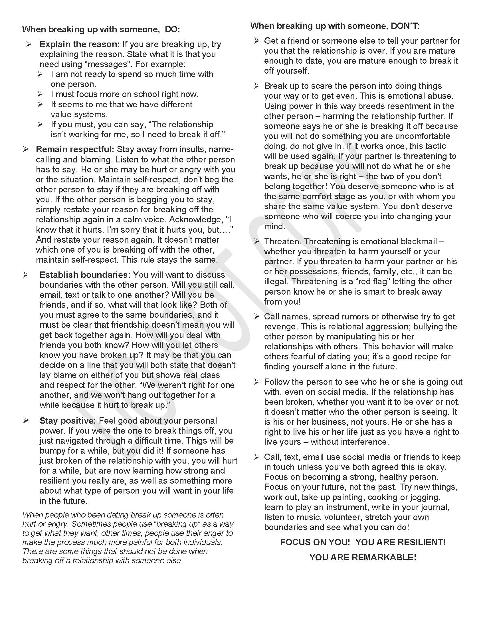 A Teen Guide- How to Break Up - Classful