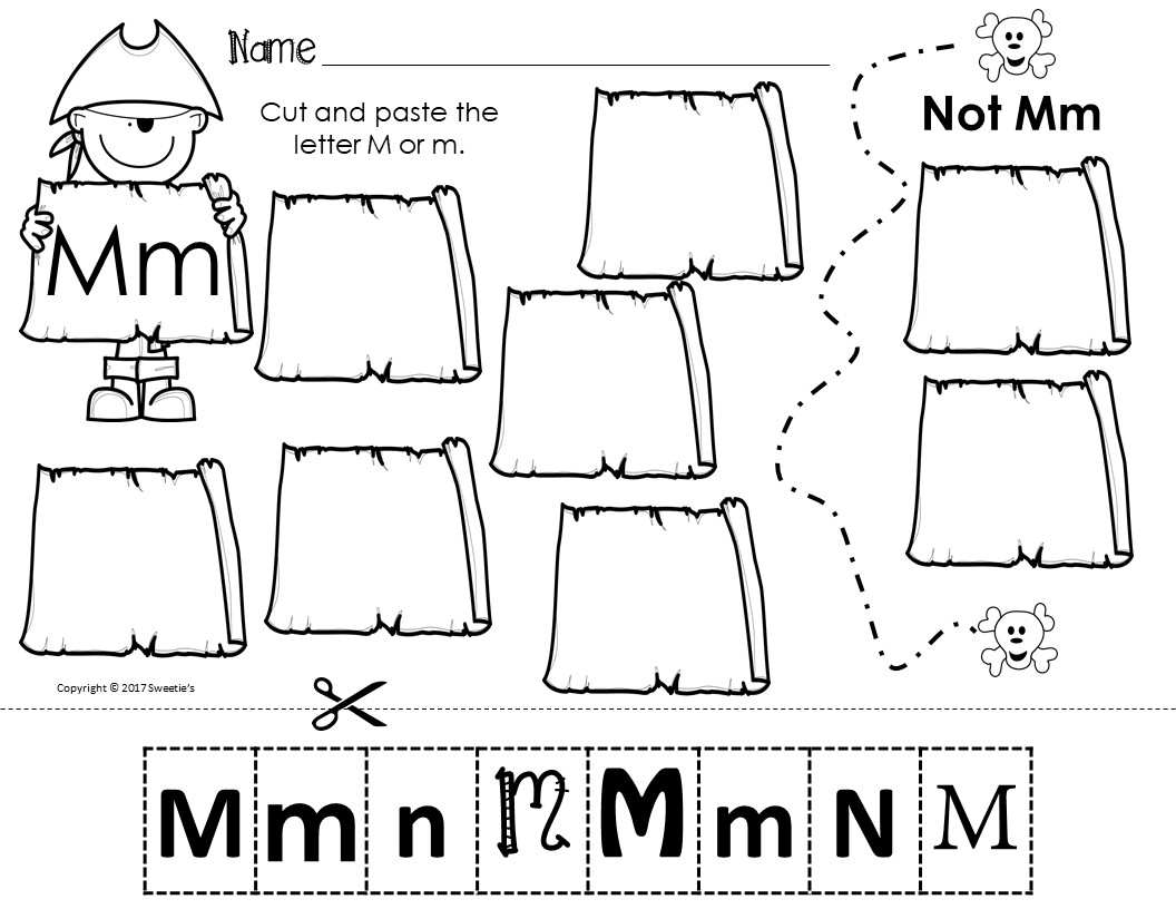 Alphabet Discrimination Activities - Pirate Theme - Classful
