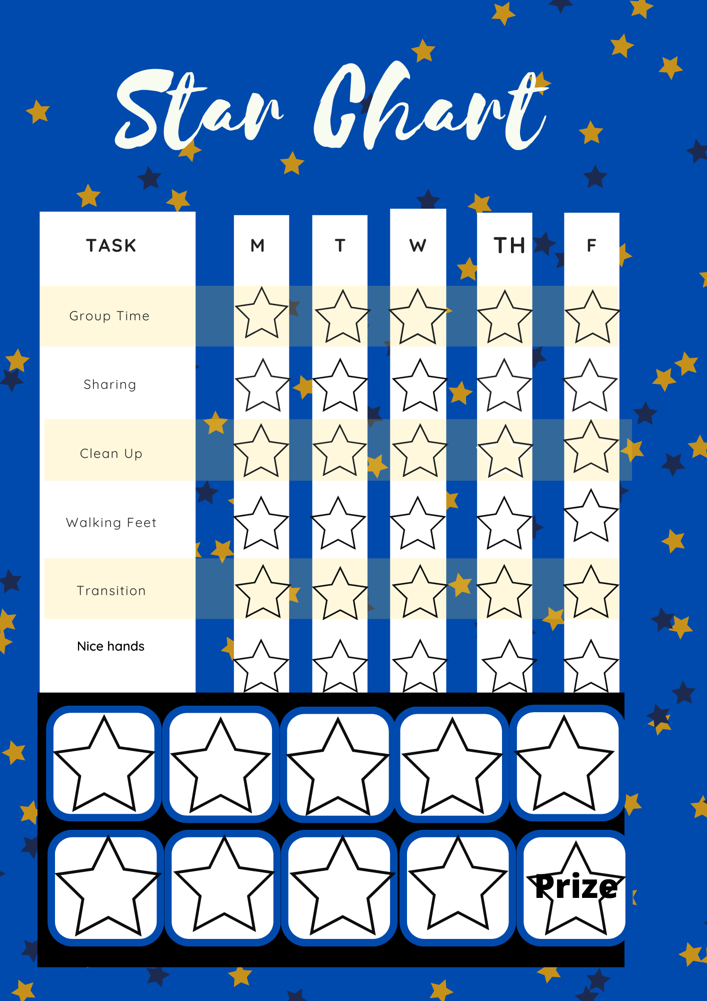 Sticker Reward Card - Classful