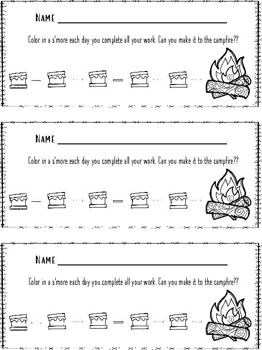 S'mores Incentive/ Behavior Charts - Classful