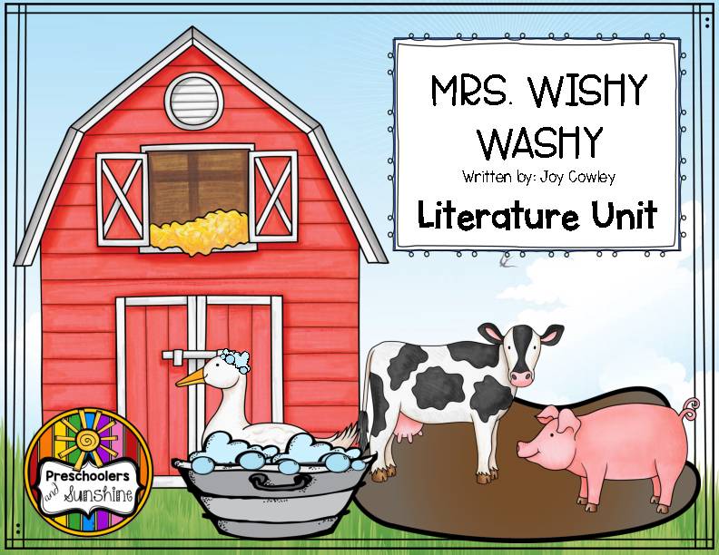 Mrs. Wishy Washy [Literature Unit] - Classful