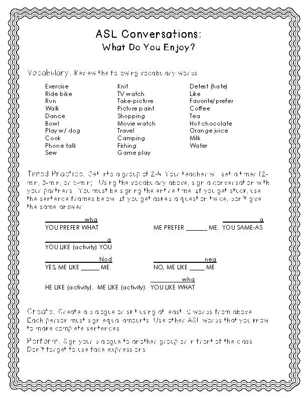 ASL Conversations: Exchanging Personal Information (ASL 1, Volume 2 ...