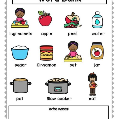 How To Make Applesauce Writing Activity - Classful