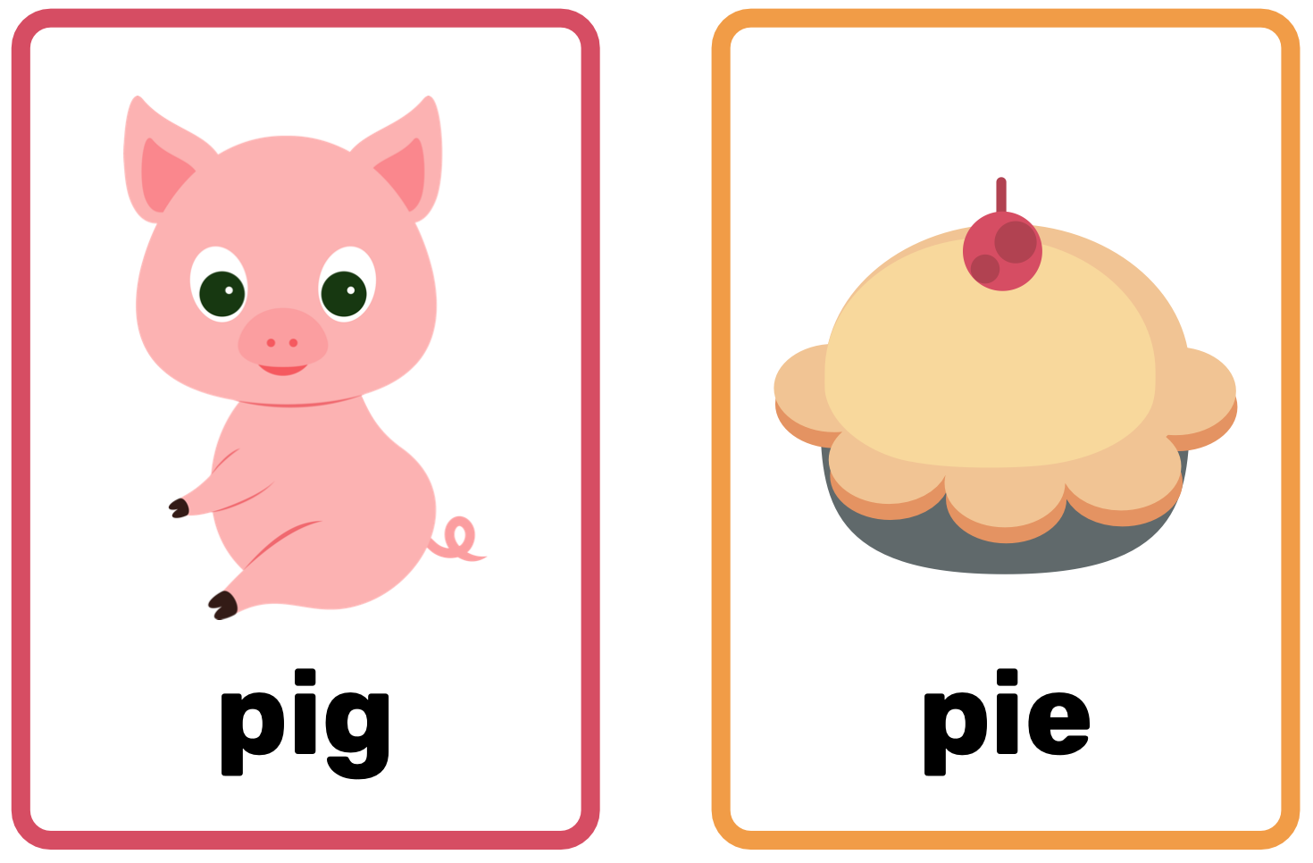 P Printable Articulation Picture Cards- Initial Medial Final Word ...