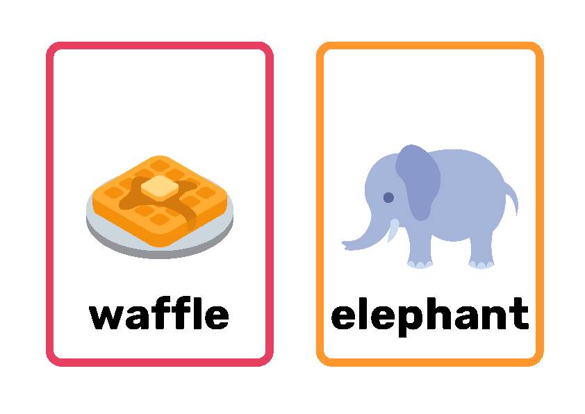 F Printable Articulation Picture Cards- Initial Medial Final Word ...