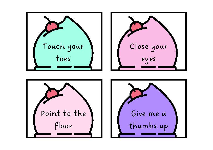 Following Directions- One step, two step, multistep directions speech ...