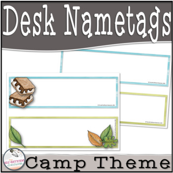 Camp Theme Desk Name-tags - Classful