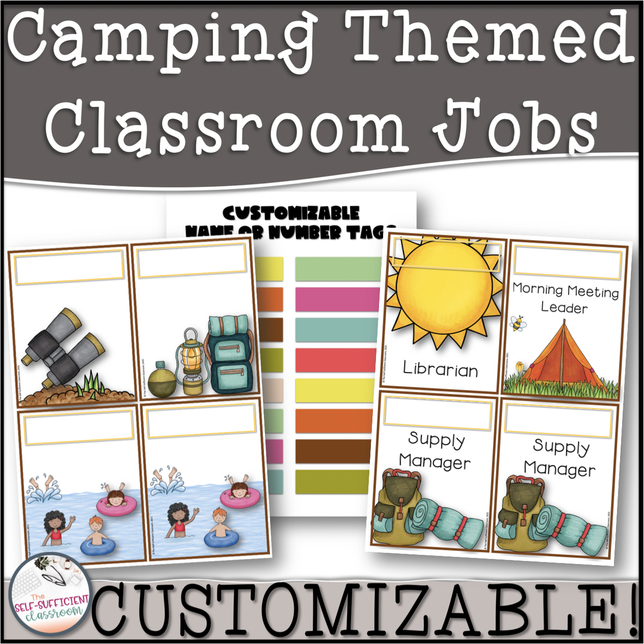 Camping Themed Classroom Jobs - Classful