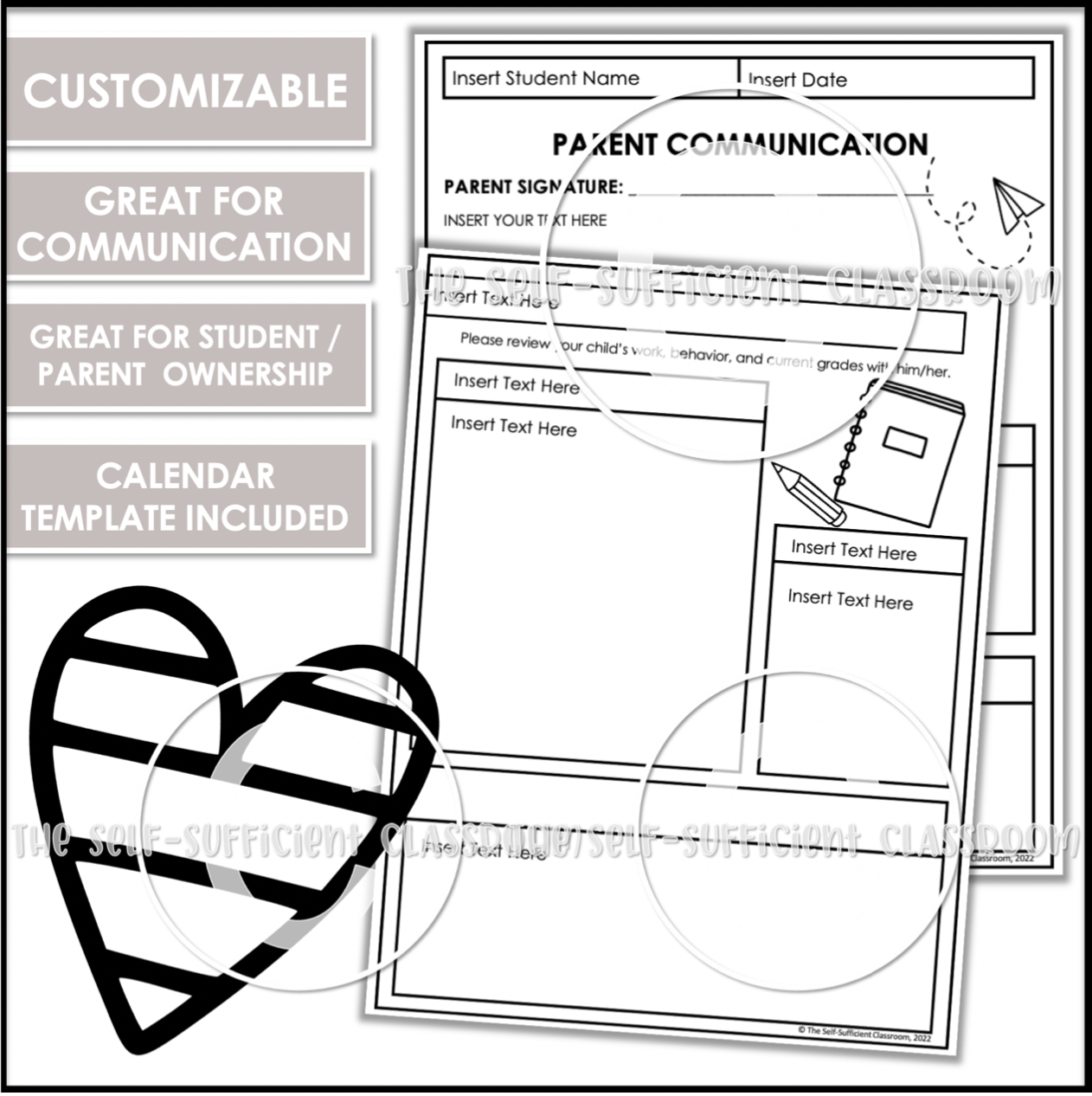 Friday Folder Parent Communication Templates - Classful