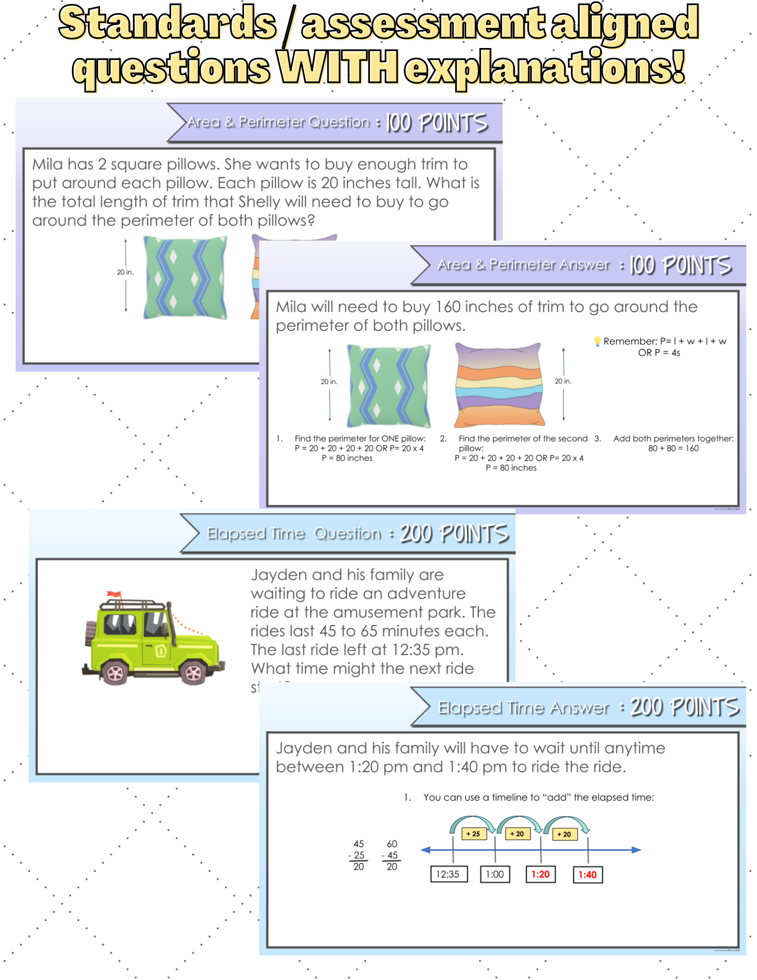 DIGITAL DISTANCE LEARNING Measurement Review Game - Jeopardy Style ...