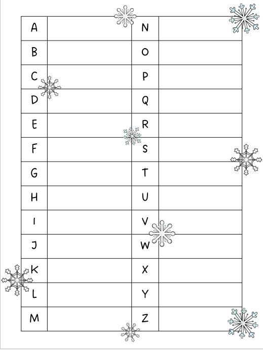 Winter Acrostic Poetry Unit - Classful