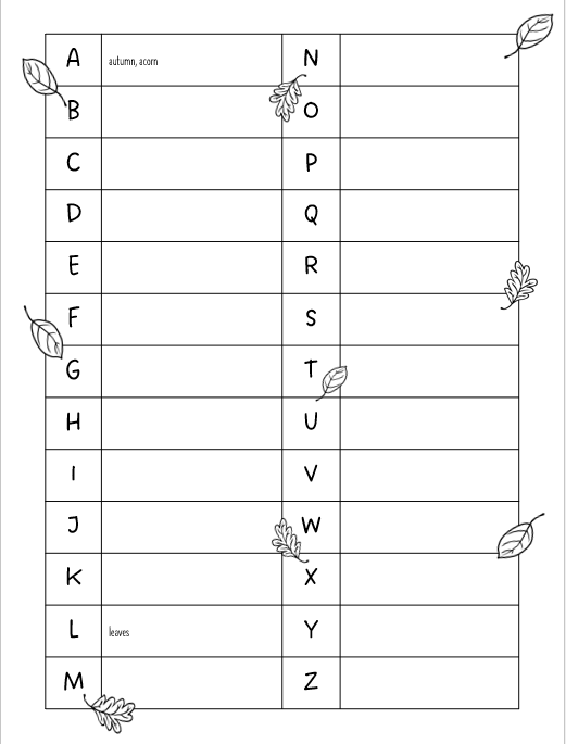 Autumn Acrostic Poetry Unit - Classful