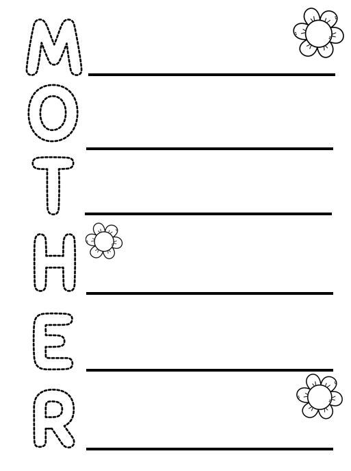 Mother's Day Acrostic Poetry Unit - Classful