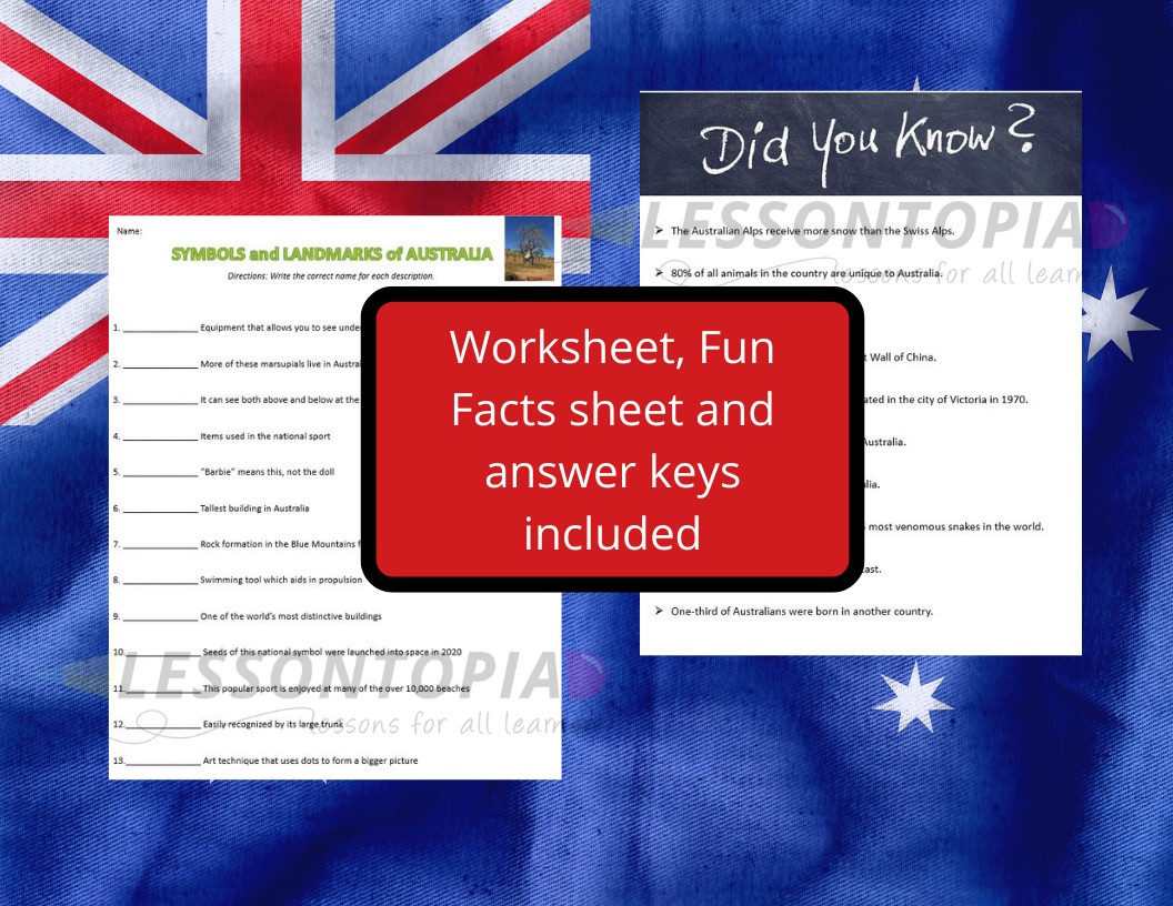 Australia | Unit Studies | Activities - Classful