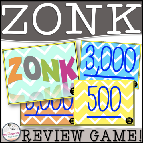 ZONK Review Game for ANY Subject! - Classful