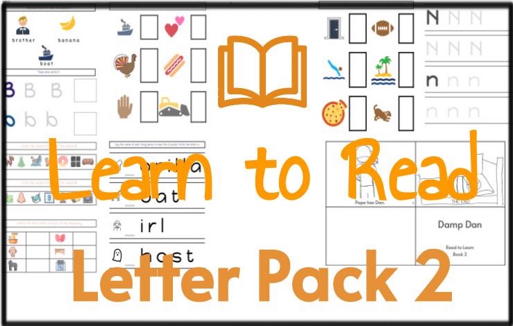 Learn to Read Letter Pack 2 - Classful