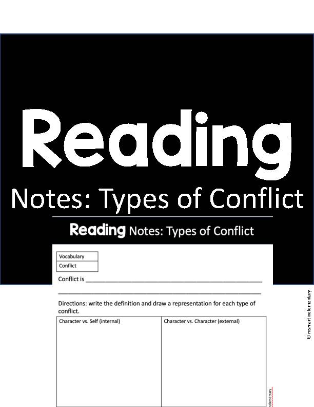 Internal And External Conflict Graphic Organizer