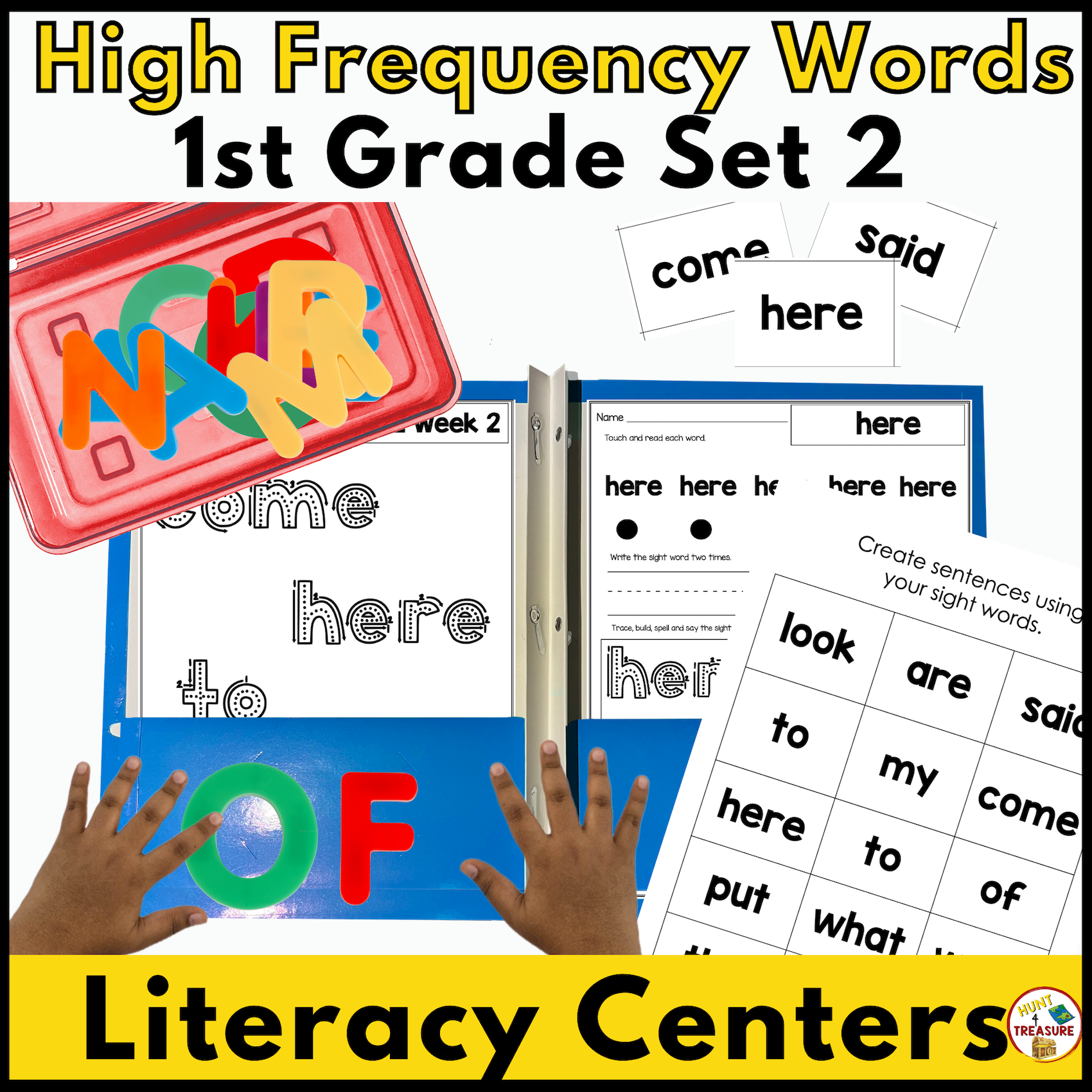 Benchmark Advance High Frequency Word Activities | 1st Grade Unit 2 ...