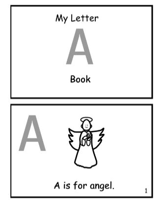 My ABC Books - Letter Recognition, Handwriting, Emergent Reader - Classful