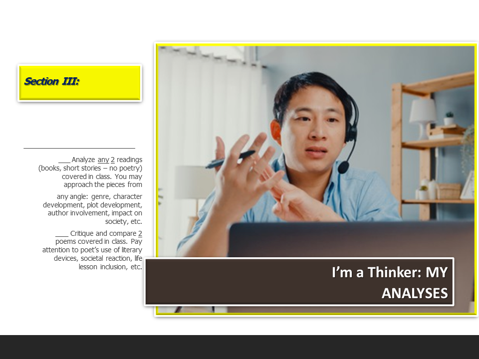 High School Writing Portfolio - Classful