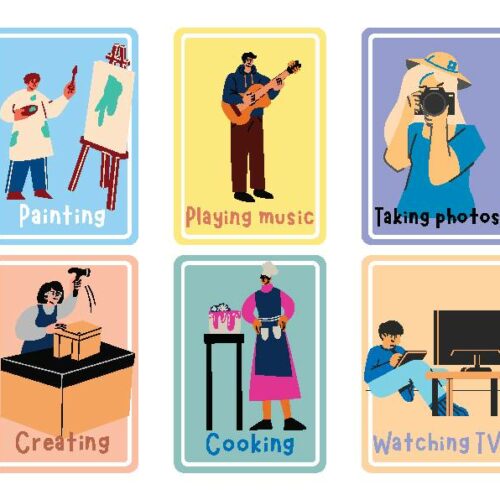 Hobby Matching & Memory Game - Classful