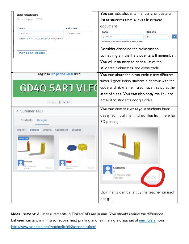 FREE TinkerCAD Teachers Setup Guide - Classful