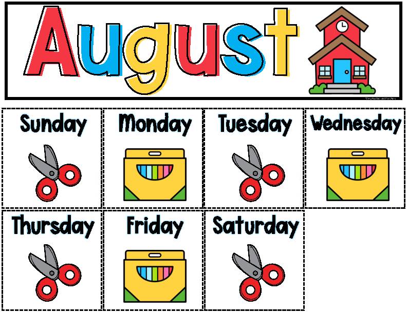 Monthly Pattern Calendar Cards (Jan-Dec) - Classful